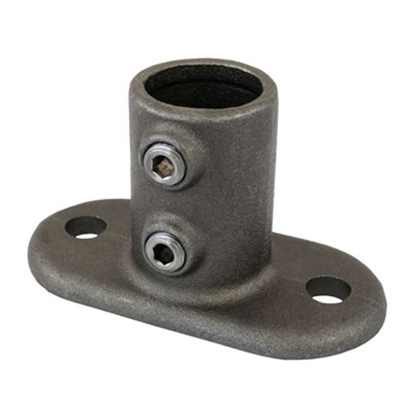132 - Railing Base Flange (Self Colour) | Interclamp